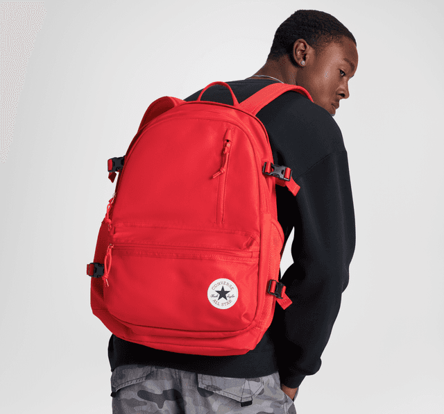 Straight Edge Backpack Converse Red 10021138-A19