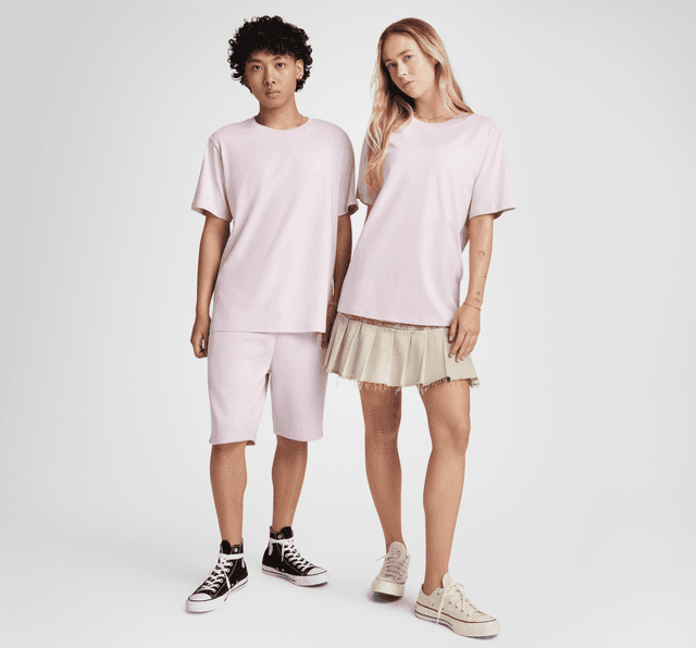 Converse Go-To Embroidered Star Chevron Standard-Fit T-Shirt Summit ...