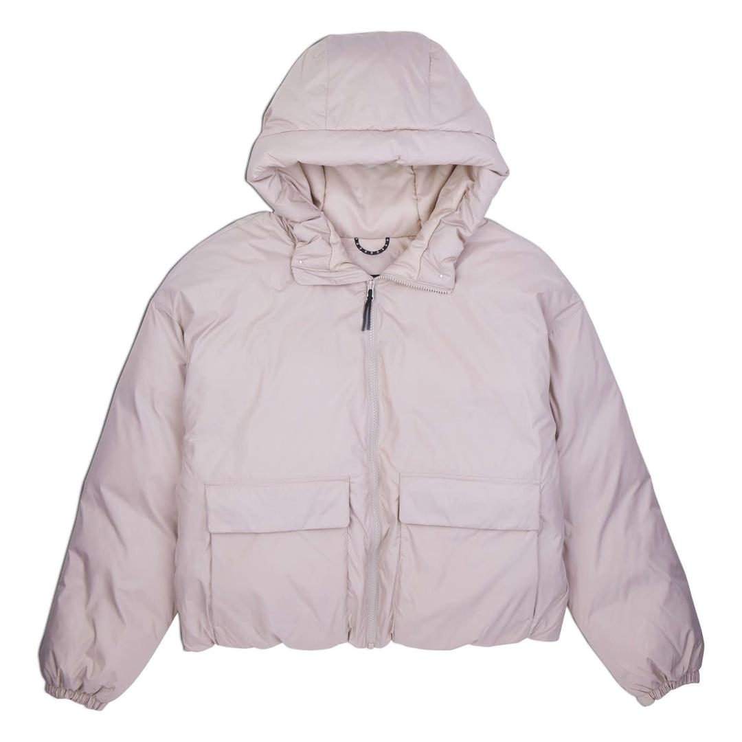 Short Cargo Puffer Jacket