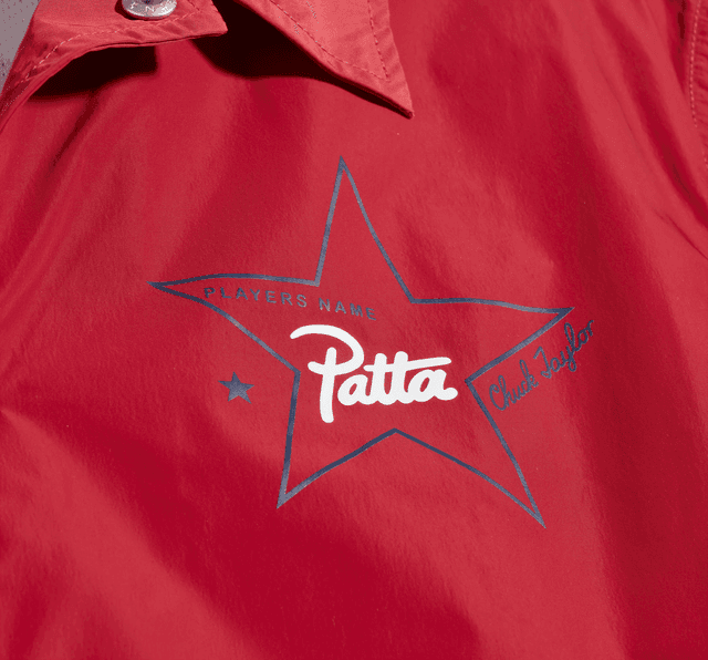 Converse x Patta Coaches Jacket Garnet 10028294-A01