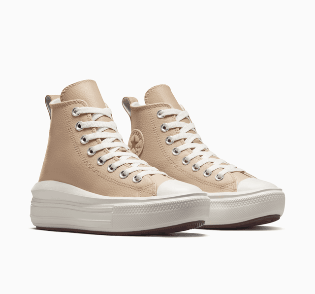 Chuck Taylor All Star Move Leather Beige A09262C