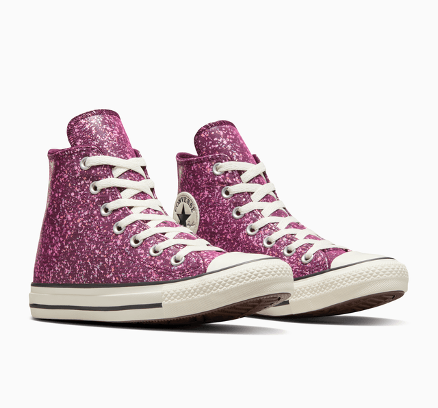 Chuck Taylor All Star Glitter Orchid Abyss/Egret/Black A11137C