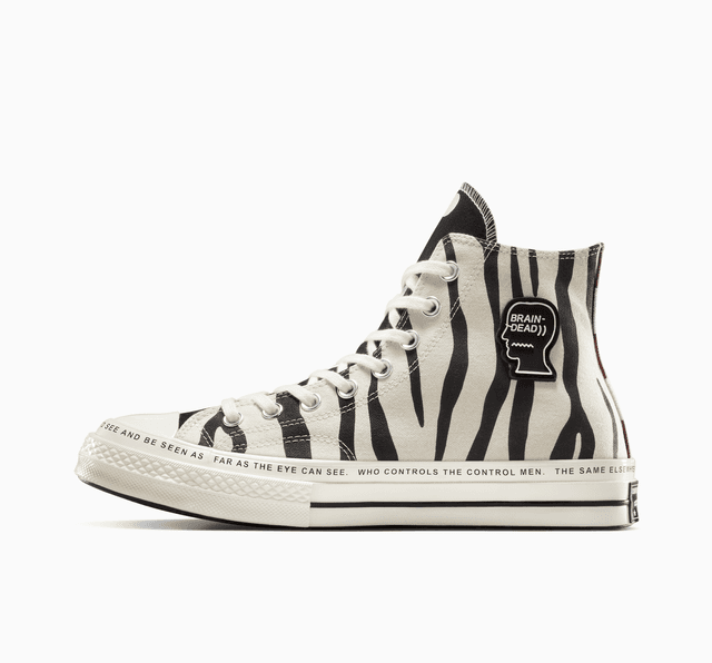 Converse x Brain Dead Chuck 70 Egret/Black/Multi A12219C