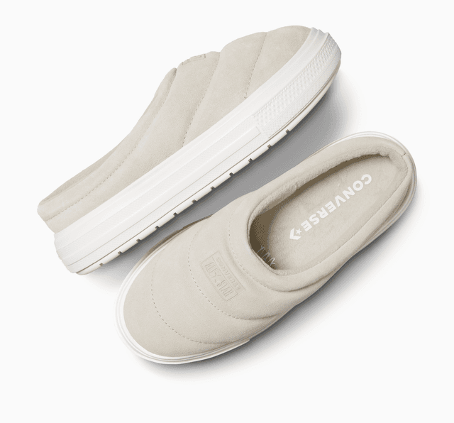 Chuck Taylor All Star Elements Mule Suede Papyrus/Egret/Egret A13895C